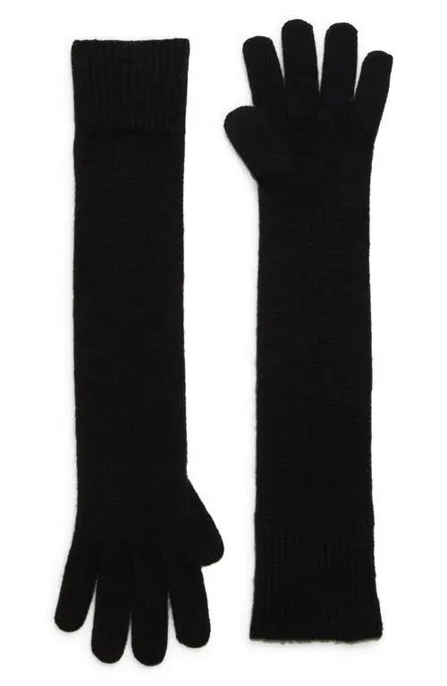 TOTEME Wool And Cashmere Gloves - Black