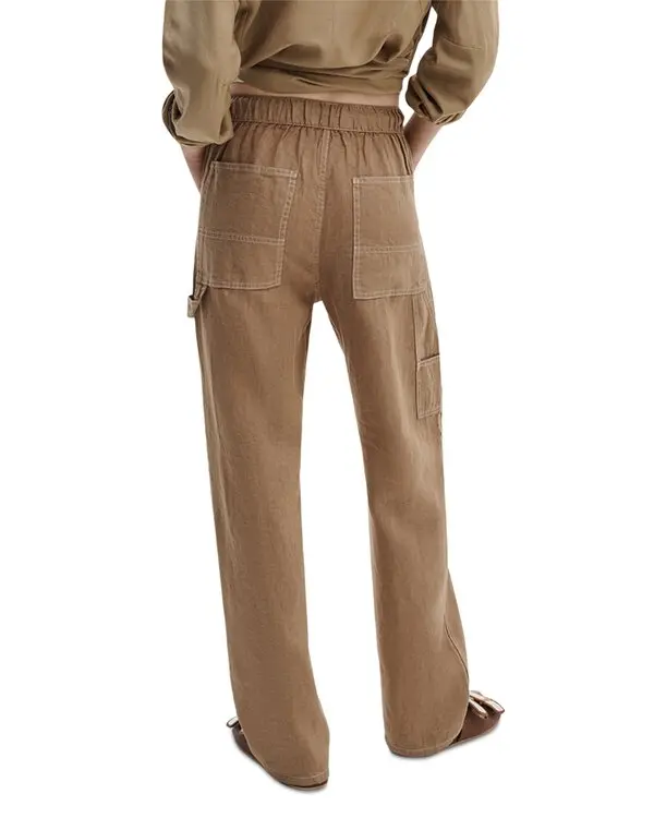 Rag & Bone Atlas Linen Pants - Tan