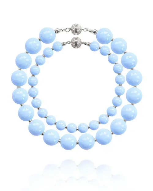 SAULE LABEL Siena Duo Necklace - Skyfall