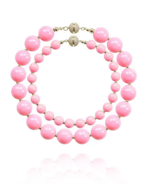 SAULE LABEL Siena Duo Necklace - Taffy