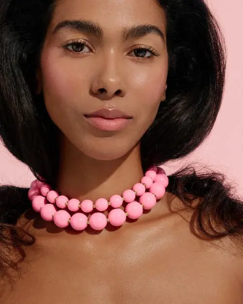 SAULE LABEL Siena Duo Necklace - Taffy