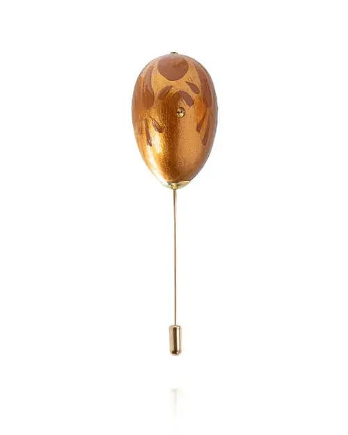 SAULE LABEL Nova Lapel Pin - Molten Copper