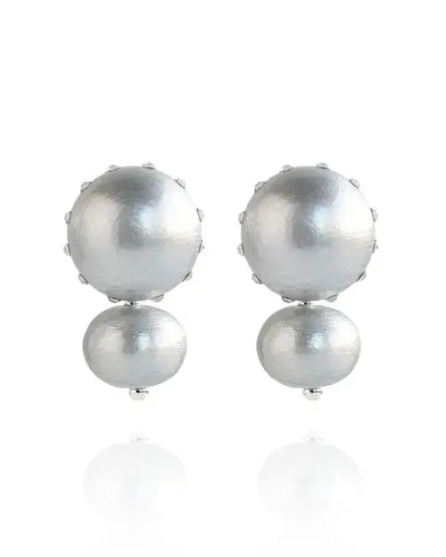 SAULE LABEL Livia Dangle Earrings - Cloudy Sky