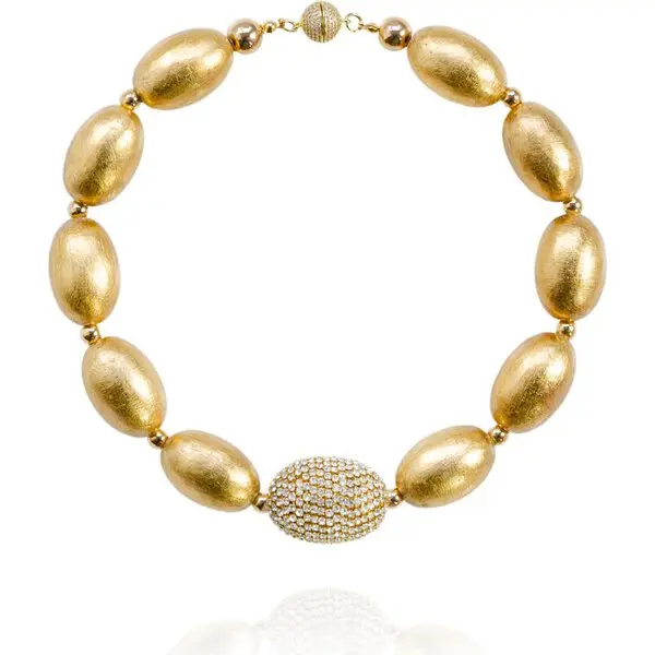 SAULE LABEL Chèrie Necklace - Gold Glimmer