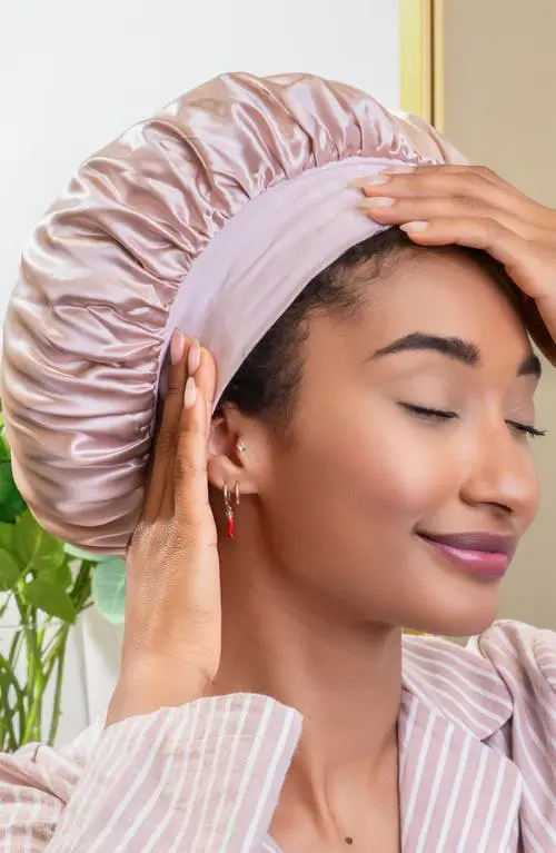 BLISSY Halo Silk Bonnet - Pink