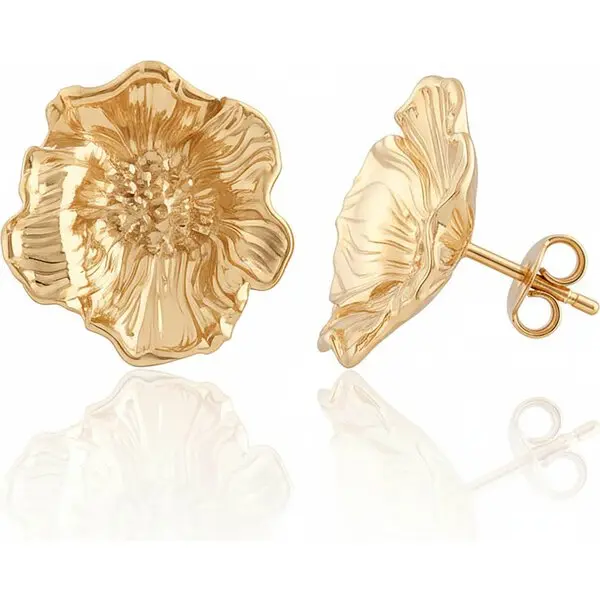 ASTOR & ORION Poppy Stud Earrings - Gold