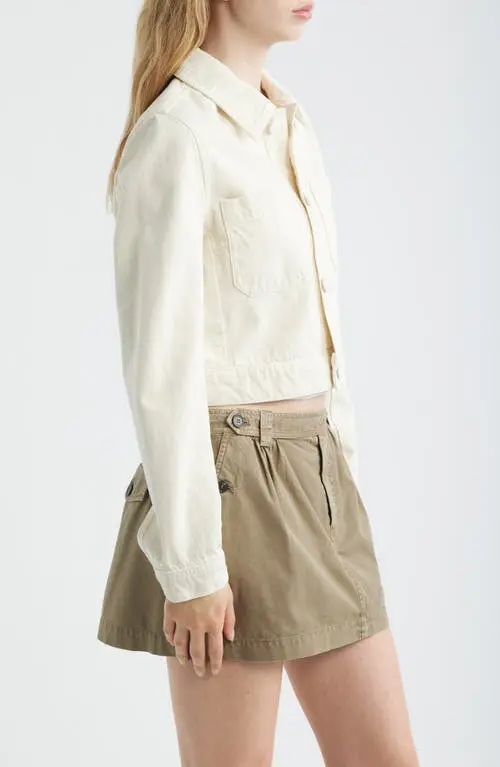 FRAME The Crop Denim Jacket