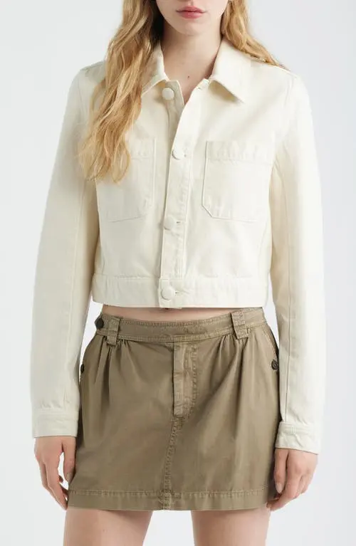 FRAME The Crop Denim Jacket