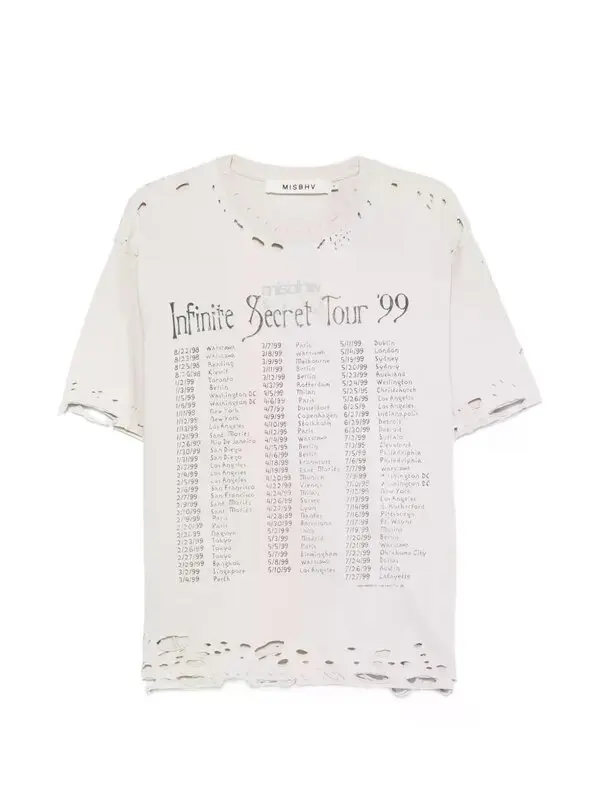 MISBHV Tour 99 Distressed T-shirt