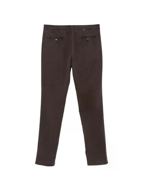 Canali Straight-leg Trousers - Brown