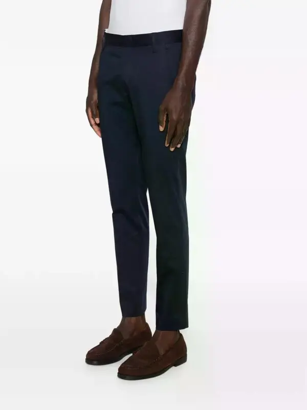 ENTRE AMIS Senna Belt-loops Trousers - Blue