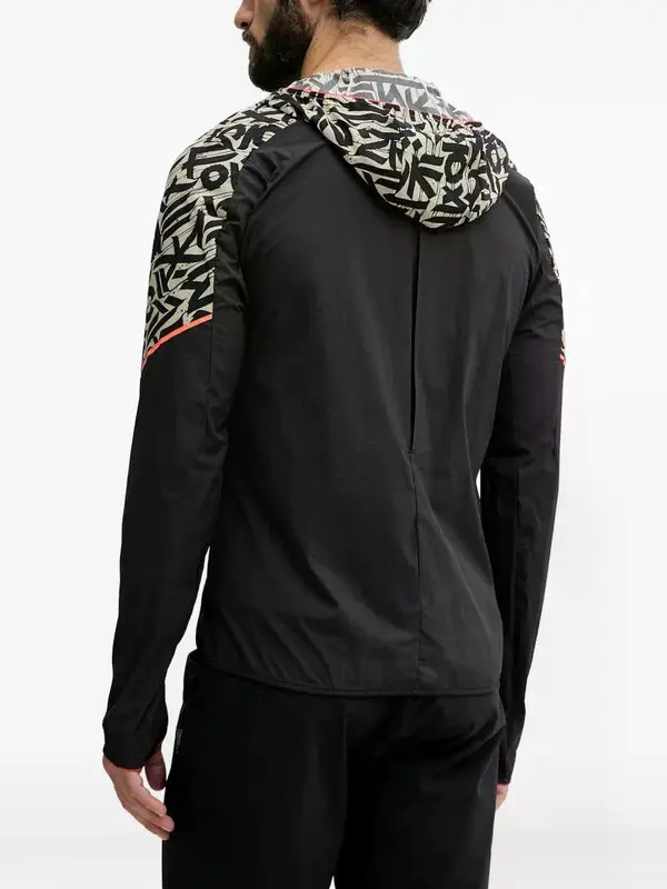 DYNAFIT Abstract-print Hooded Jacket