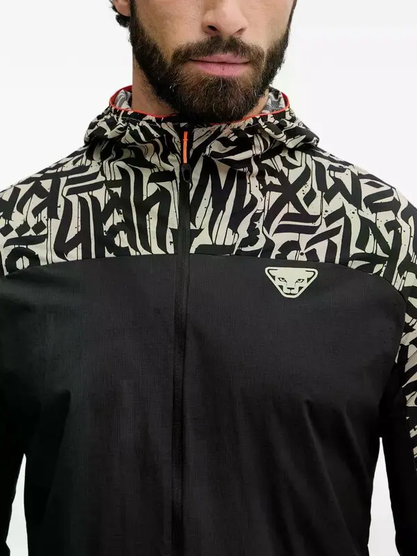 DYNAFIT Abstract-print Hooded Jacket