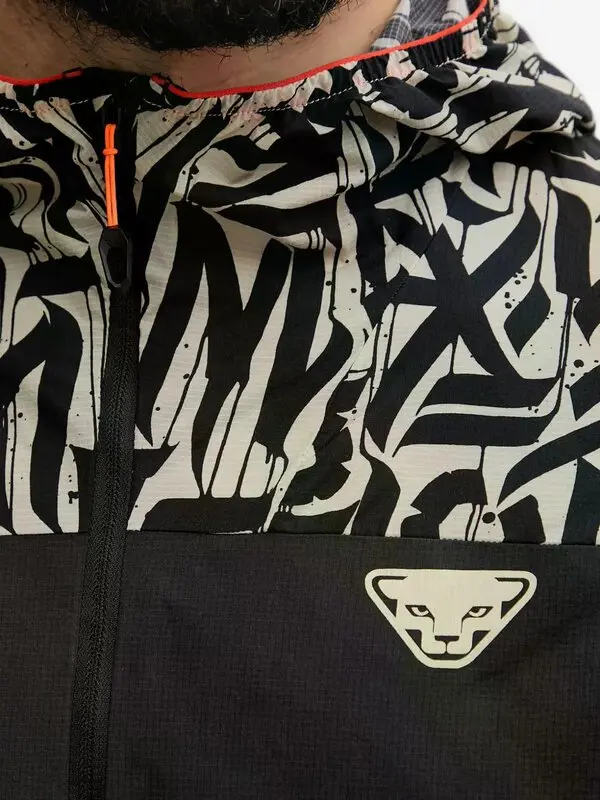 DYNAFIT Abstract-print Hooded Jacket