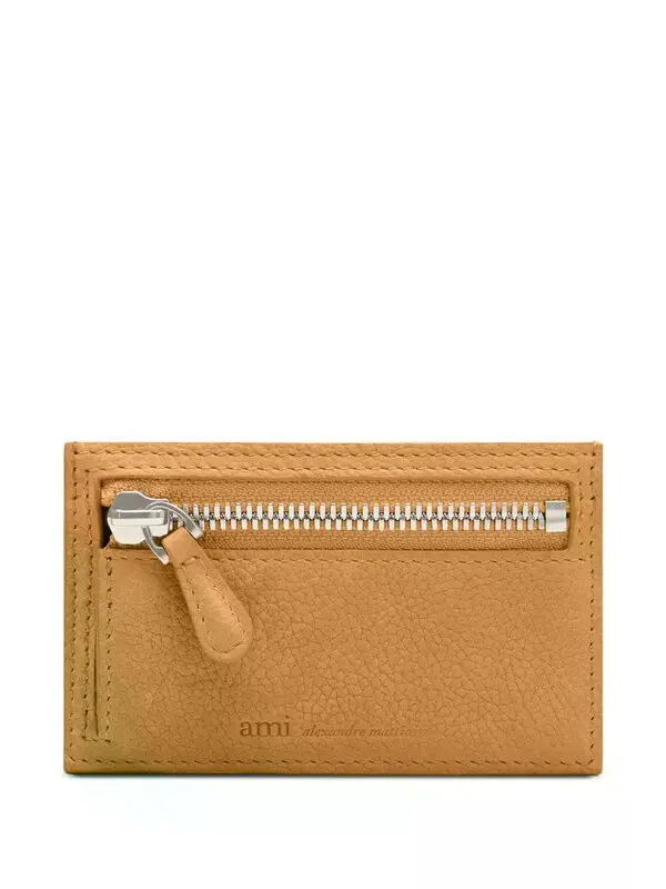 Ami Carrousel Zipped Card Holder - Neutrals