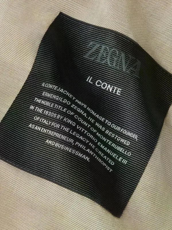 Zegna Il Conte Oasi Linen Jacket - Neutrals