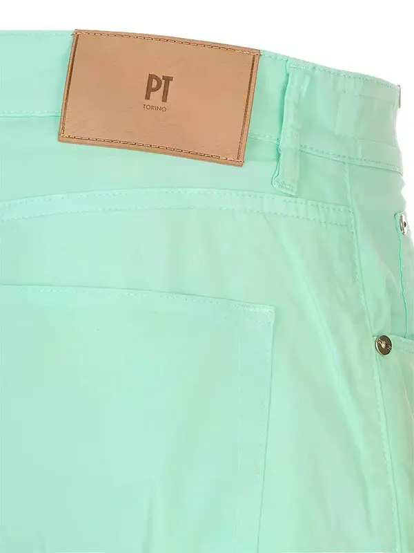 PT TORINO Slim-fit Logo Patch Trousers