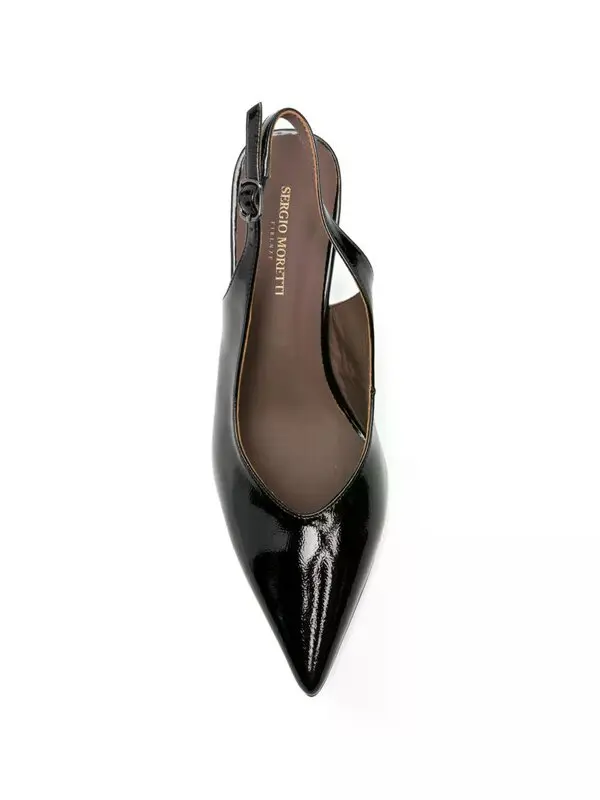 SERGIO MORETTI FIRENZE Pointed-toe Slingback Pumps