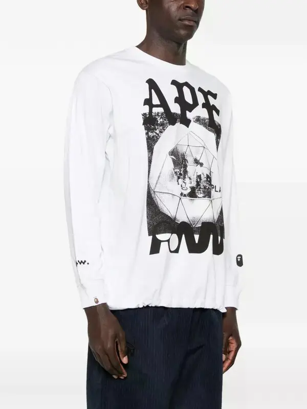 A BATHING APE Graphic-print Long-sleeve T-shirt