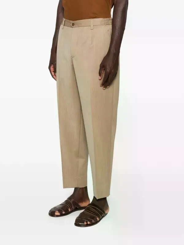 BRIGLIA 1949 Portofino Belt-loops Trousers - Brown