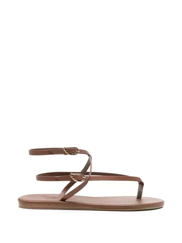 ANCIENT GREEK SANDALS Kallisti Wrap-around Sandals - Brown