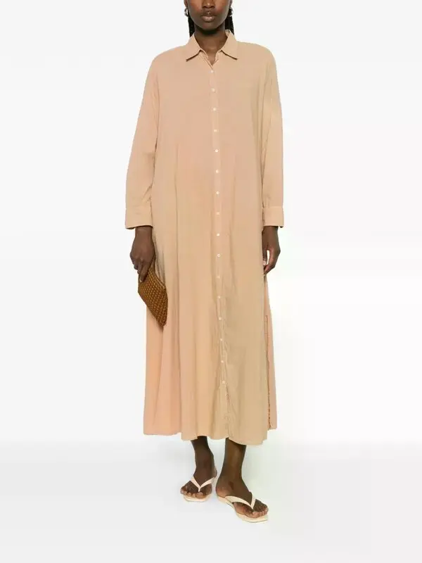 Xirena Boden Buttoned Long-sleeves Midi Dress