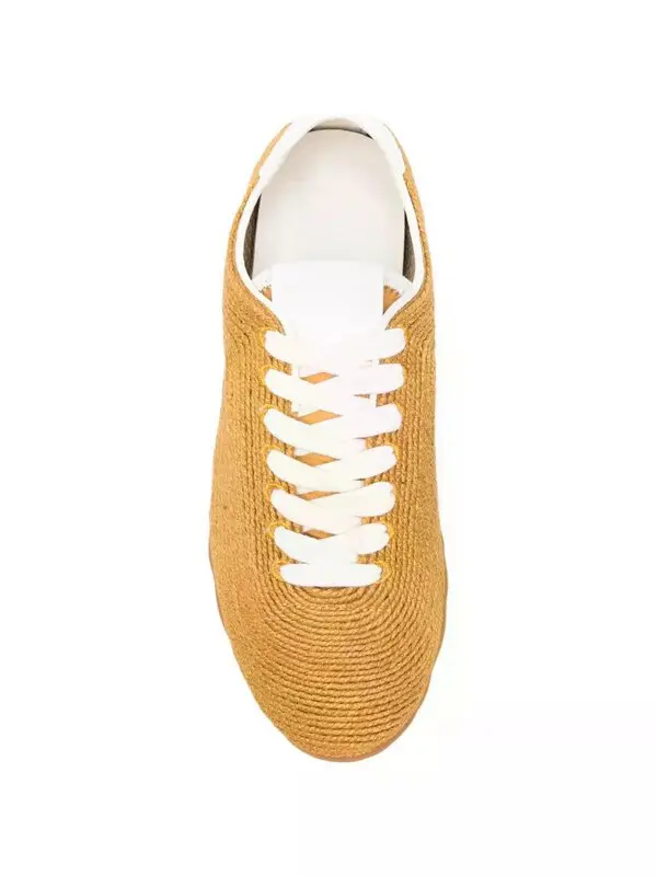 PALOMITAS BY PALOMA BARCELÒ Hester Woven Lace-up Sneakers