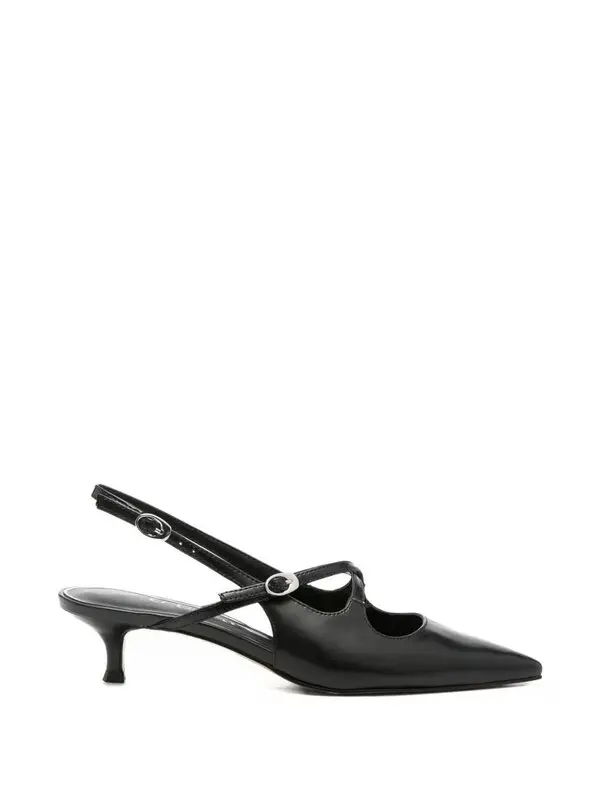 Guess Yasira Pointed-toe Slingback Pumps - Black