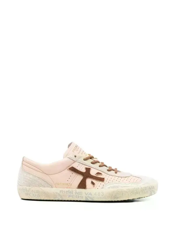 Premiata David Sequin-embellished Sneakers - Pink