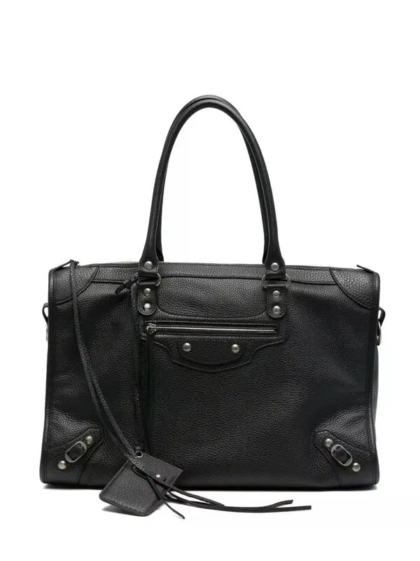 Balenciaga Neo Classic Grained Leather Tote - Black