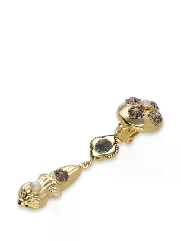 Vintage Embellished Drop Earrings