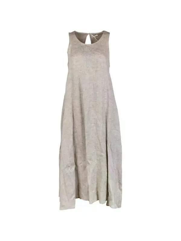 Peserico Gathered Tiered Dress - Neutrals