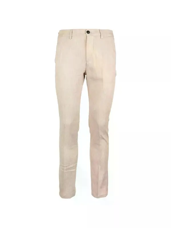 CRUNA Solferino Slim-fit Trousers - Neutrals