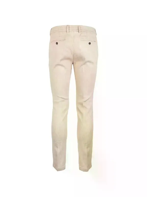 CRUNA Solferino Slim-fit Trousers - Neutrals