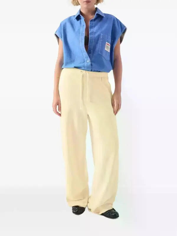 American Vintage Atubay Drawstring-waist Track Pants - Neutrals