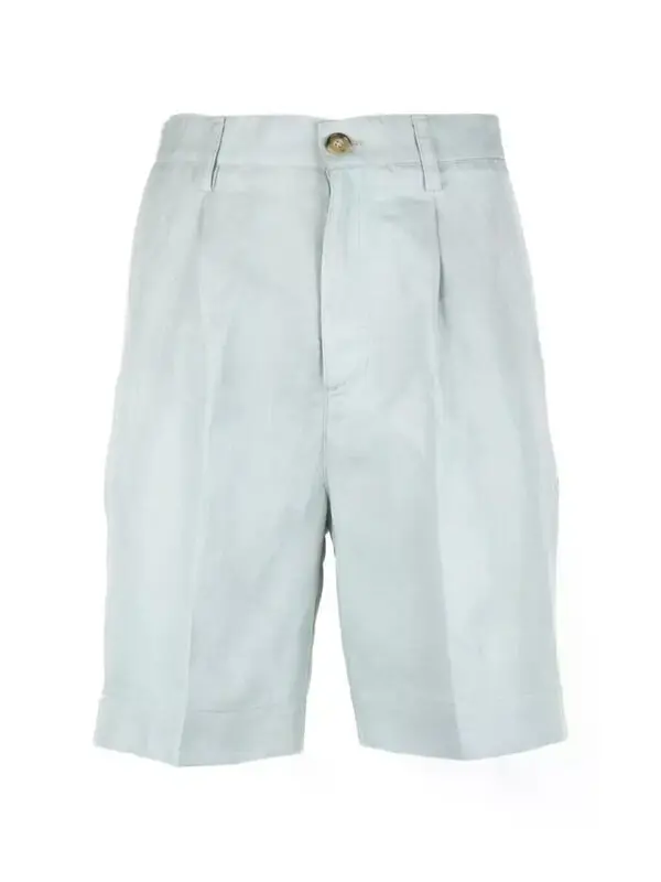Woolrich Pleated Tailored Shorts - Blue