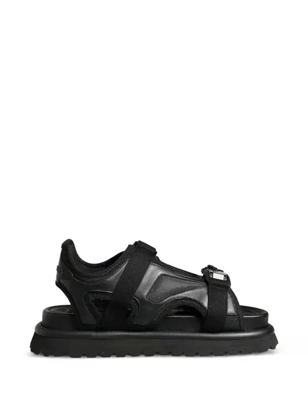 Dolce & Gabbana Logo Detailed Chunky Sandals - Black