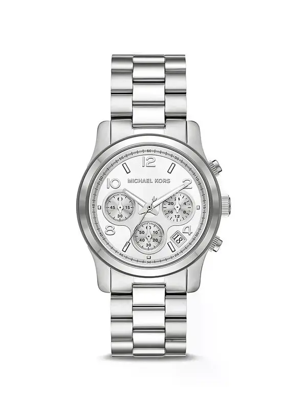 Michael Kors Runway Chronograph 38mm Watch - Silver