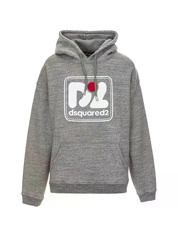 Dsquared2 Logo-print Oversized Hoodie - Grey