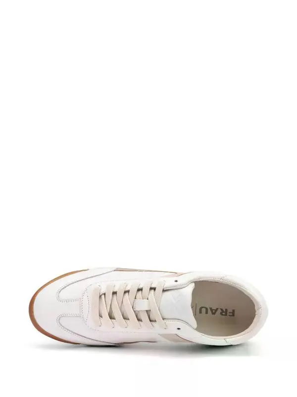 FRAU Cross Hybrid Leather Sneakers - White