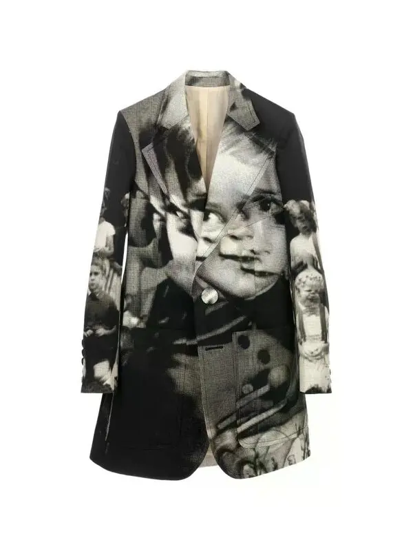 WALTER VAN BEIRENDONCK Tarot Glitch Blazer