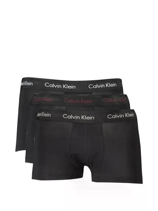 Calvin Klein Logo-waistband Boxer Briefs - Black