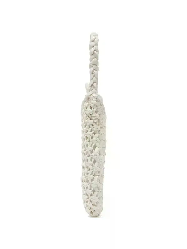 Comme Des Garçons Macramé Knit Tote Bag - White
