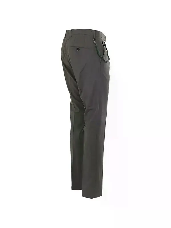 BERWICH Pleated Trousers With Rope Accessory