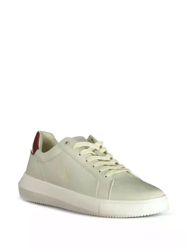Calvin Klein Pebbled Texture Sneakers - Neutrals