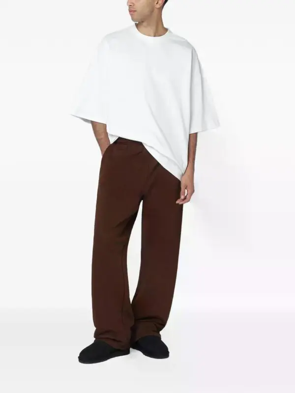 ENTIRE STUDIOS Drop-shoulder T-shirt - White