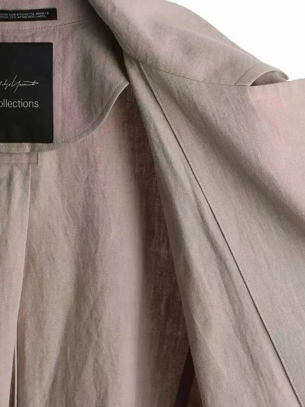 Yohji Yamamoto Belted Trench Coat