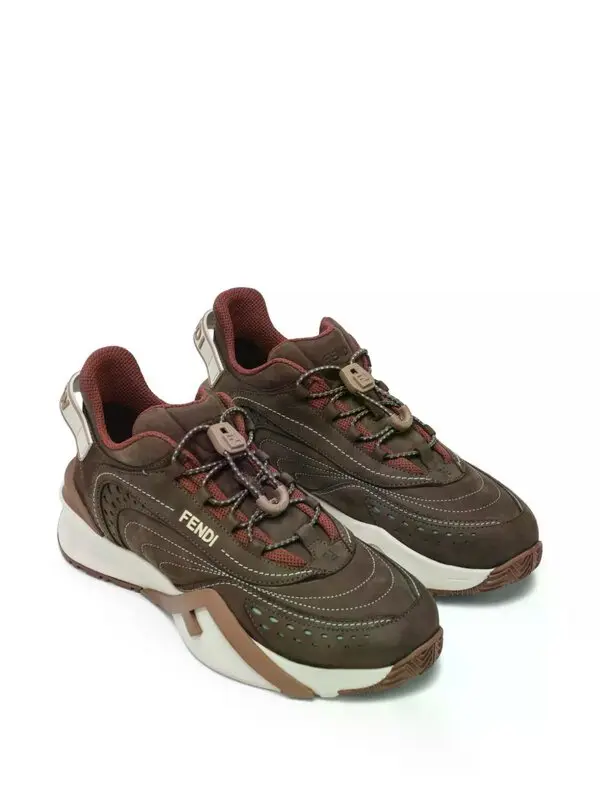 Fendi Flow Sneakers - Brown