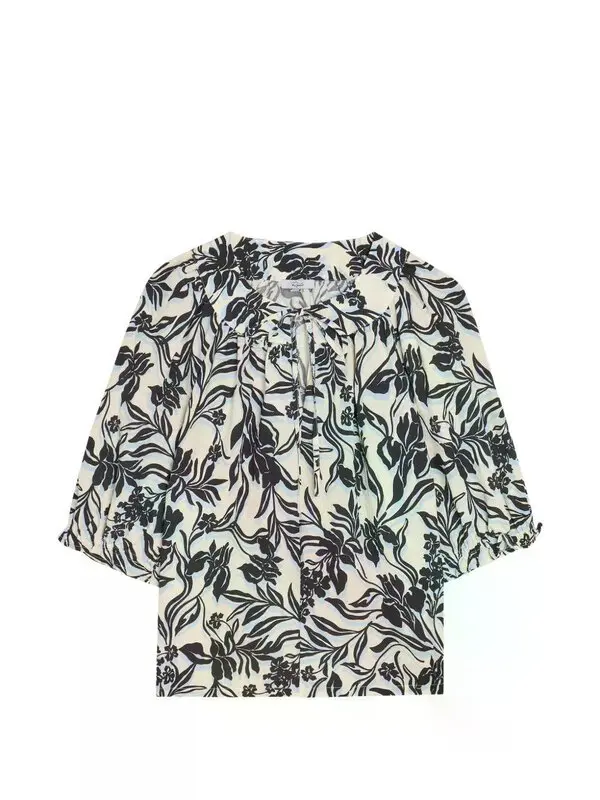 Rails Belina Floral-print Blouse - Neutrals