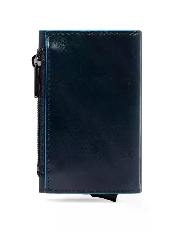 PIQUADRO Pop-up Wallet With Money Pocket - Blue